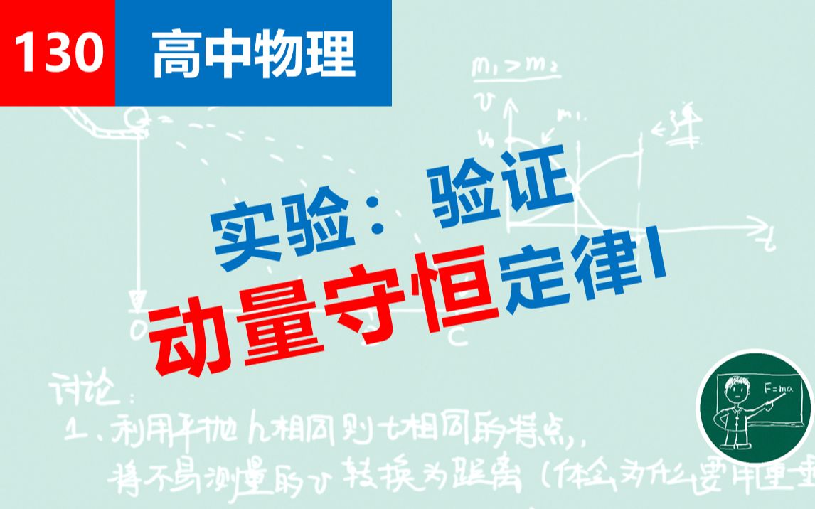 【高中物理】130实验:验证动量守恒定律I