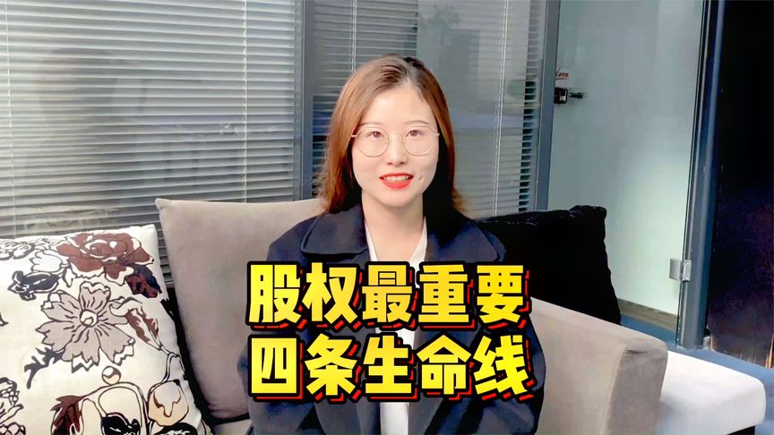 股权最重要的四条生命线,做股东的你必须要知道