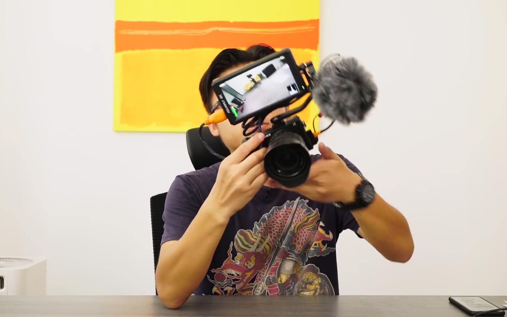 Vlog-001 测评富威德5寸监视器