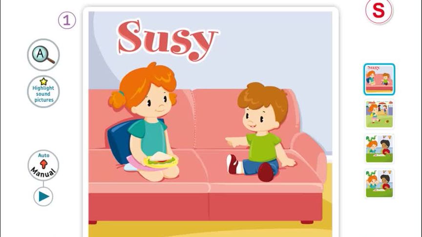 自然拼读英文绘本幼儿字母S发音和相关单词的学习#启蒙英语 #早教
