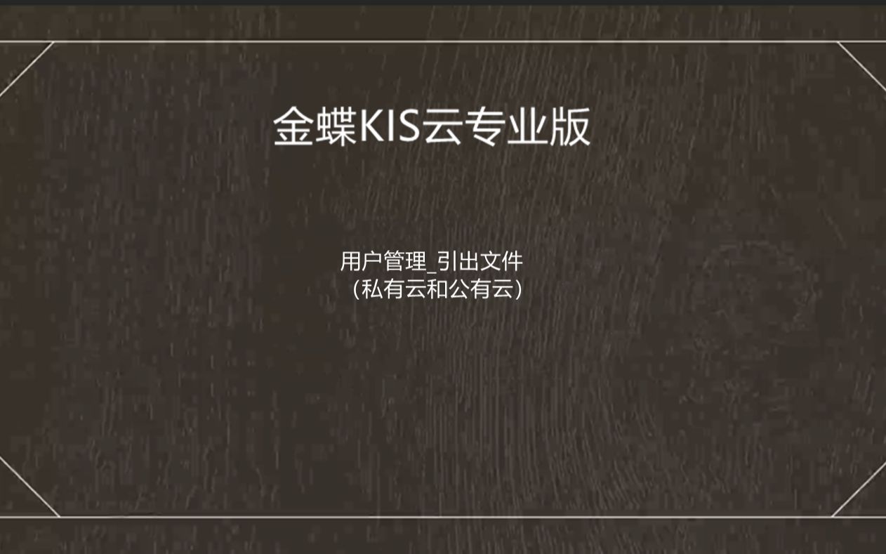 金蝶KIS云专业版_用户管理(引出文件)