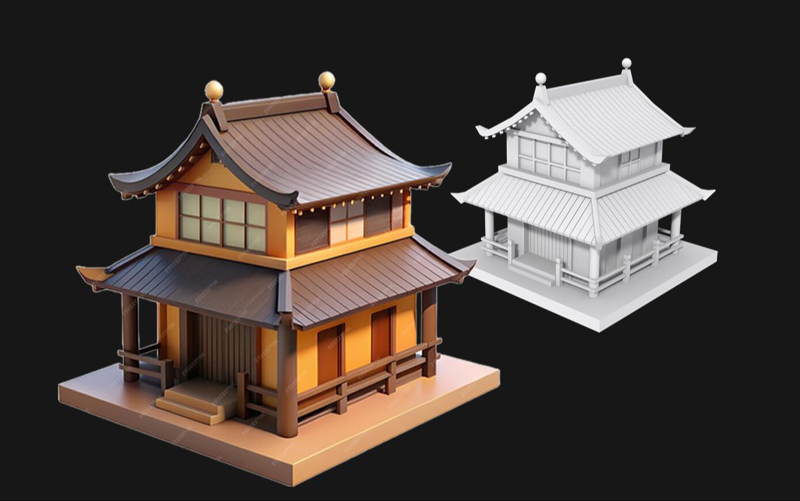 【3dmax建模】三十分钟带你做完满分模型作业!适合小白练习的3D...