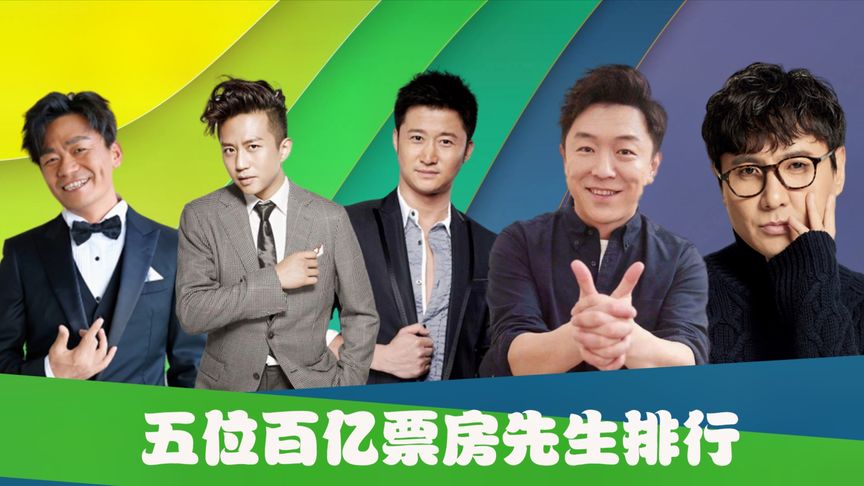 五位百亿票房先生排行:都是中国电影领军人物,谁的含金量最高?