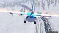 车祸模拟器:载着豪车的飞机发生故障,坠毁在山路上