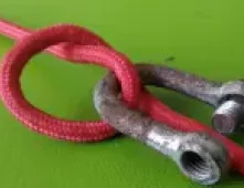 高空作业,如何利用卡环和绳子下降,我教你一招,安全牢固,实用