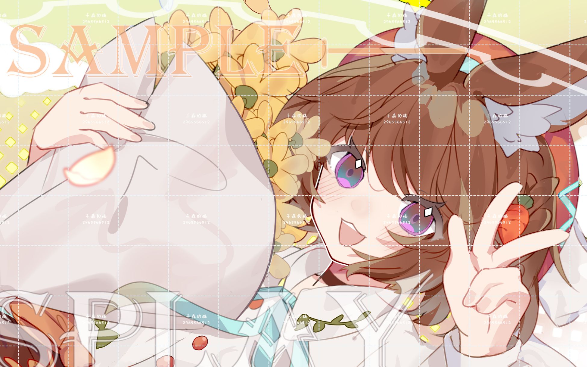 【Live2D动图制作】wink~小兔子的动态壁纸(Ps拆分+Live2D制作)