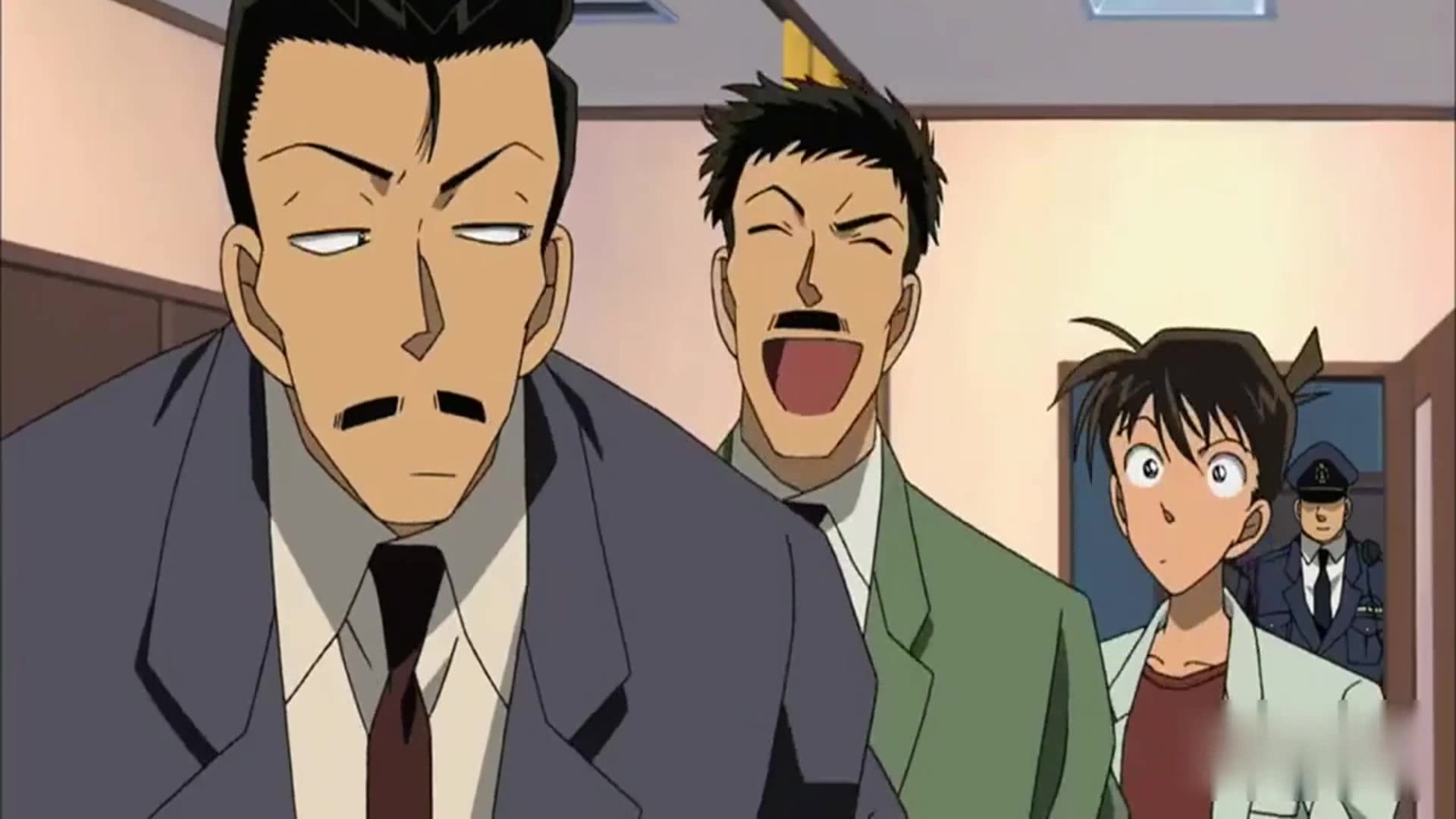 柯南指认怪盗基德,差点说出来自己就是新一,真是太险了