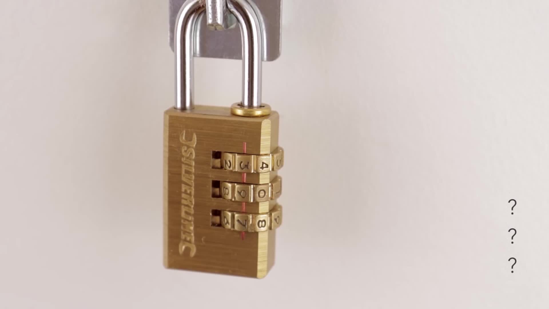 密码锁忘记密码怎么办?我教你开!