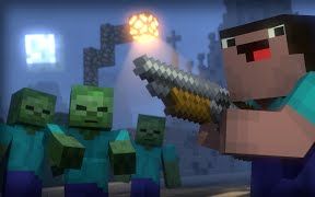 【Minecraft】动画短片 丧尸之地 Blocking Dead(1)