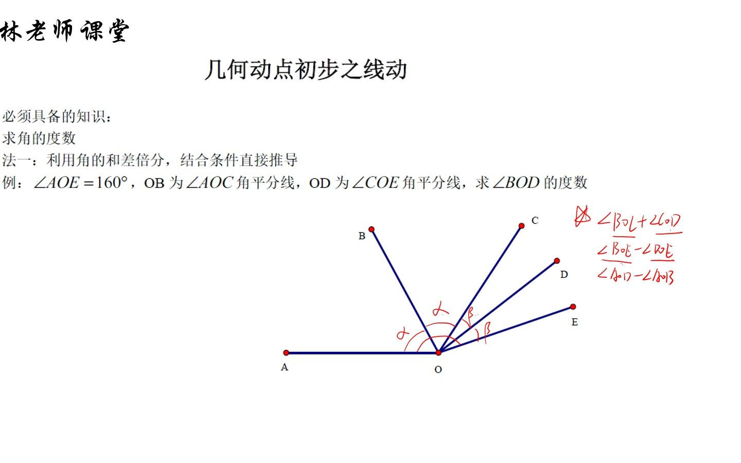初一上压轴题之动线问题