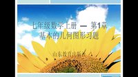 青岛出版社六三制初中数学七年级上第一章基本的几何图形习题