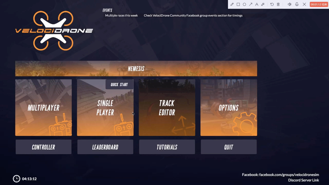 Velocidrone 黑羊模拟器如何快速开始