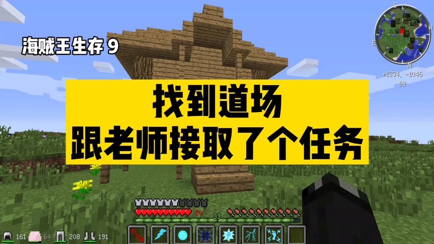 我的世界海贼王生存9 找到道场老师接了个奇葩任务