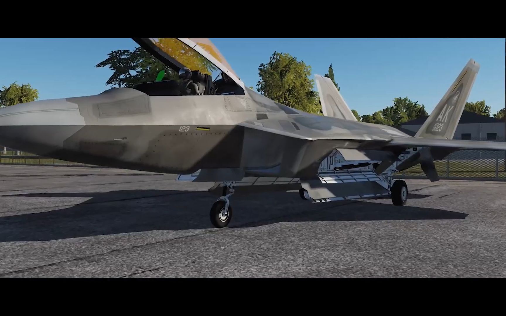 DCS World F22 最逼真的现代空战游戏 F22模组展示