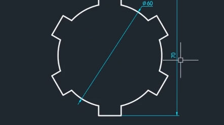 cad教程:cad画齿轮教程