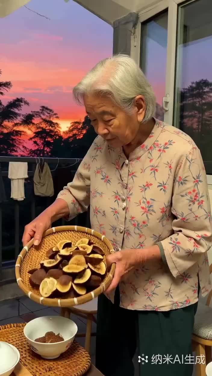 奶奶晒陈皮泡白茶,理气祛湿助健康#夏日养生局
