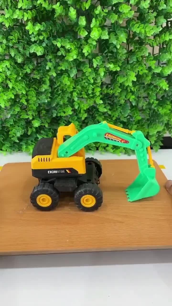 挖掘机变魔法汽车动画玩具车玩具车视频大全儿童玩具玩具