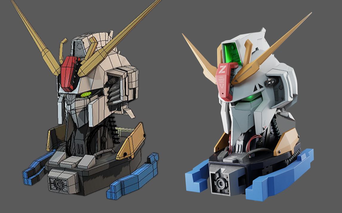 【3D建模】爆肝三小时,只为教会你们自制高达模型,从拉Box开始,超...