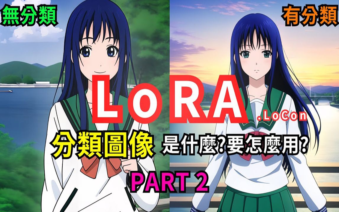 【AI绘画进阶教程】LoRA训练篇 分类图集怎么用 如何保留模型风格,为...