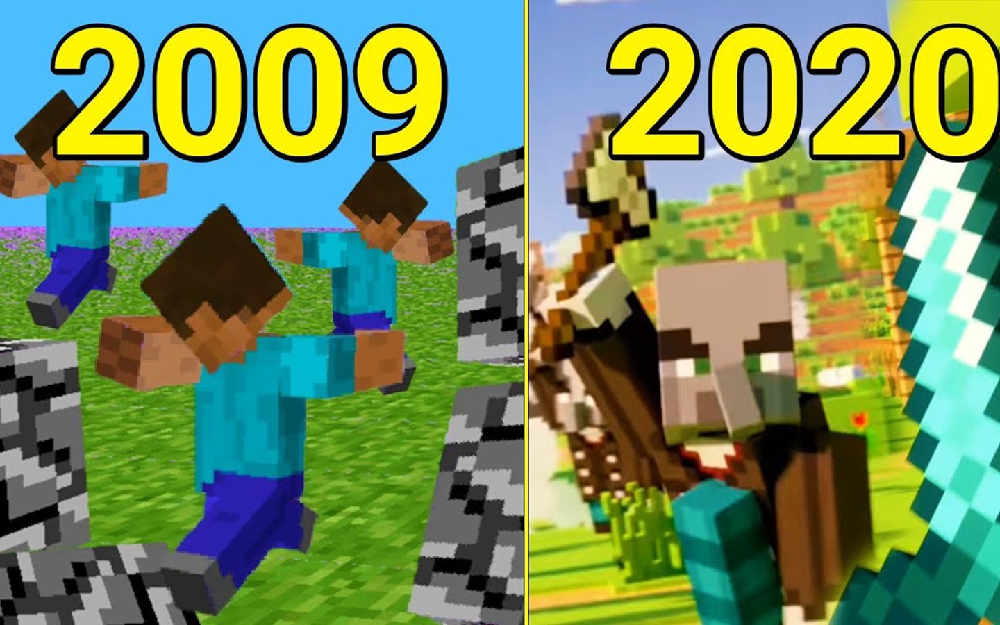 【Minecraft】我的世界 进化史 2009-2020