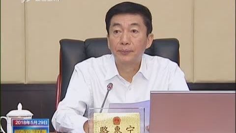 省十三届人大常委会第三次会议举行第一次全体会议 骆惠宁主持