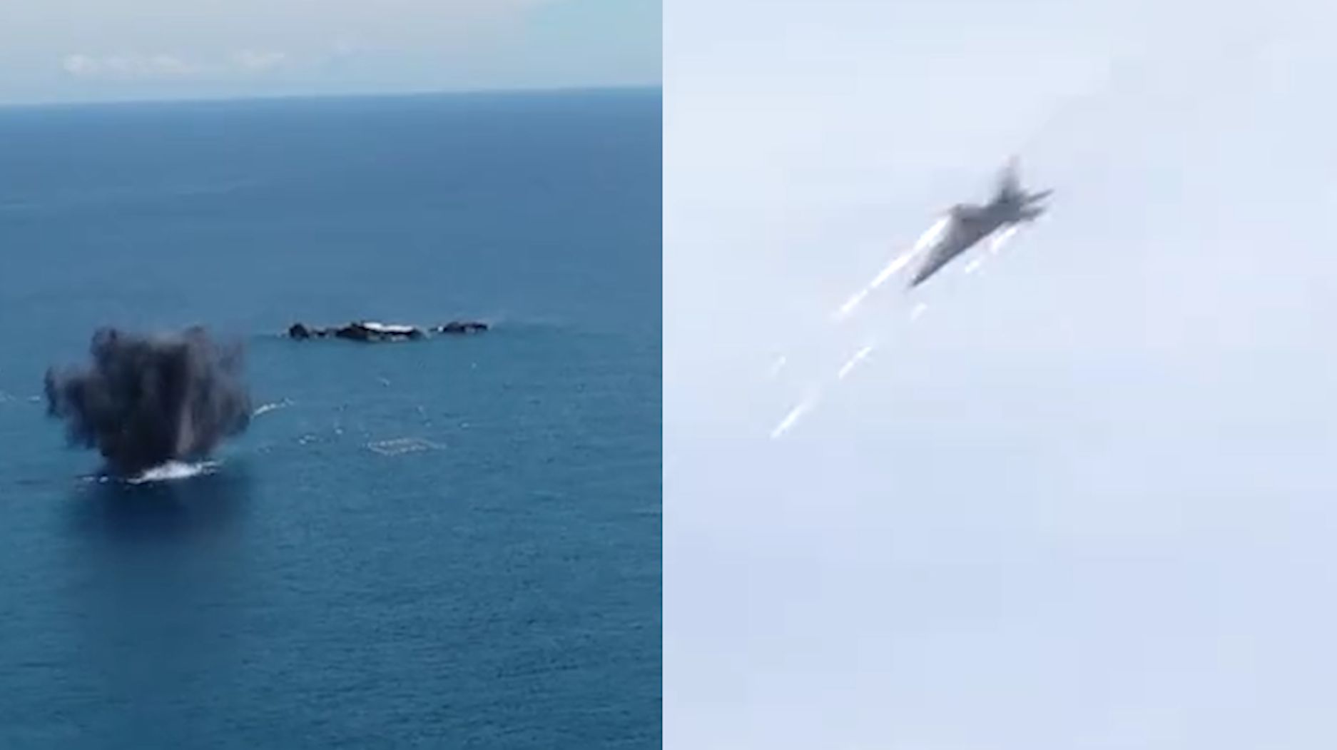 烎!南部战区大批战机集结挂弹飞行 瞄准岛礁火力覆盖强力打击