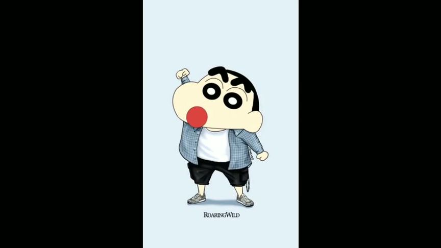 简笔画:童年的回忆蜡笔小新