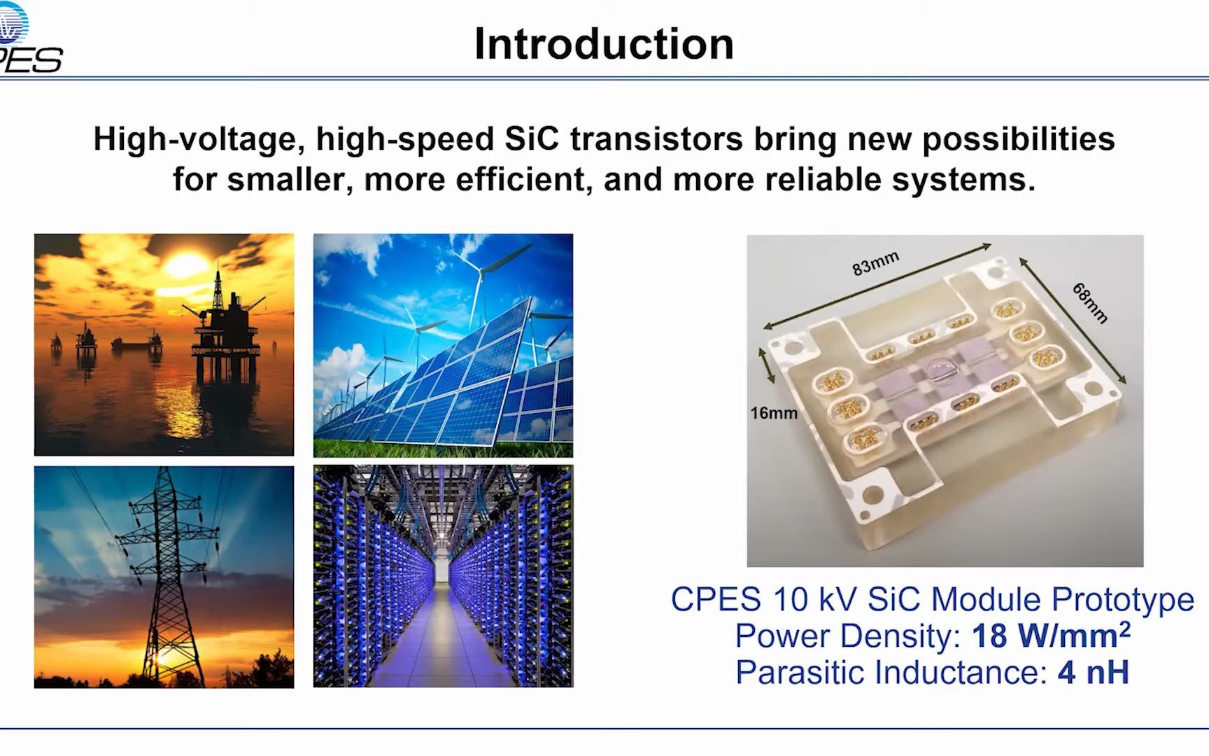 CPES-高速 10kV SiC MOSFET 功率模块的可靠性评估