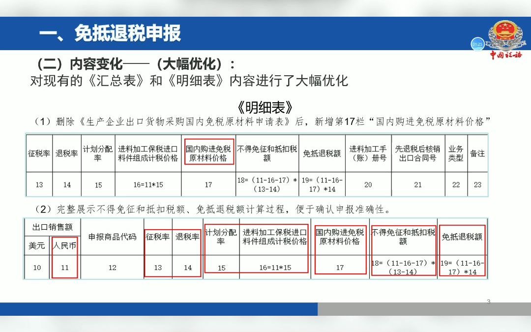 出口退税新系统纳税人端变化(生产企业)上