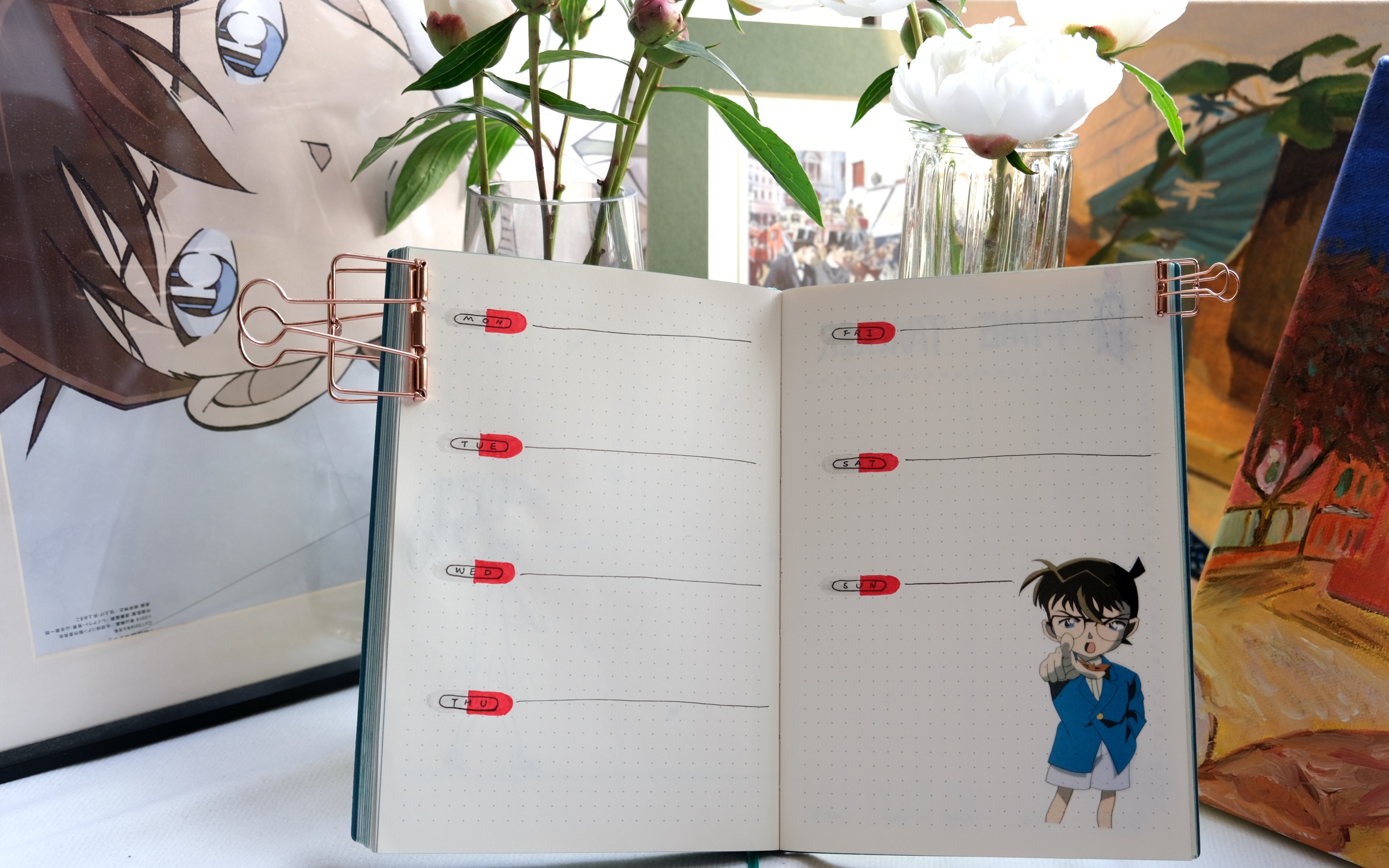【BUJO】5月柯南子弹笔记排版 | 从贝克街221B到米花町 | PLAN ...
