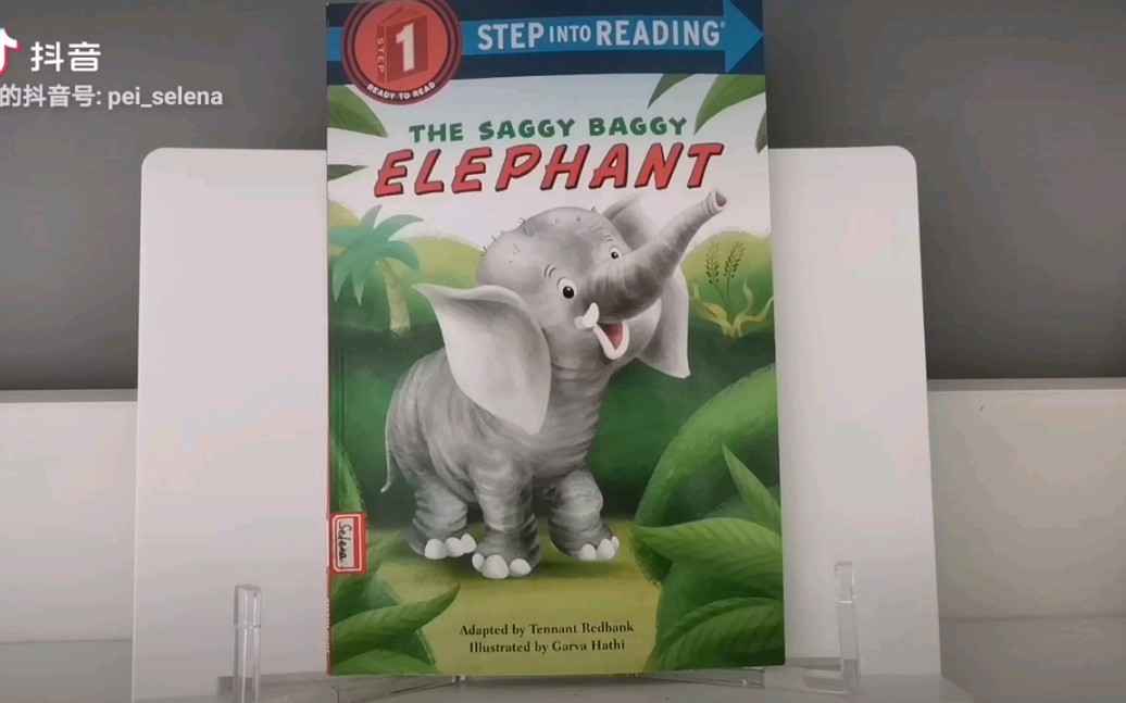 英语原版绘本 兰登分级阅读第一级 The Saggy Baggy Elephant