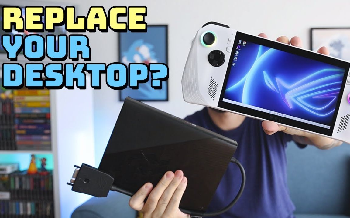 华硕ASUS ROG Ally + XG Mobile 测评「Retro Game Corp」|机翻中字