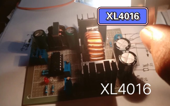 XL4016稳压恒流可调电源电路(1.25~30v;0~5A)