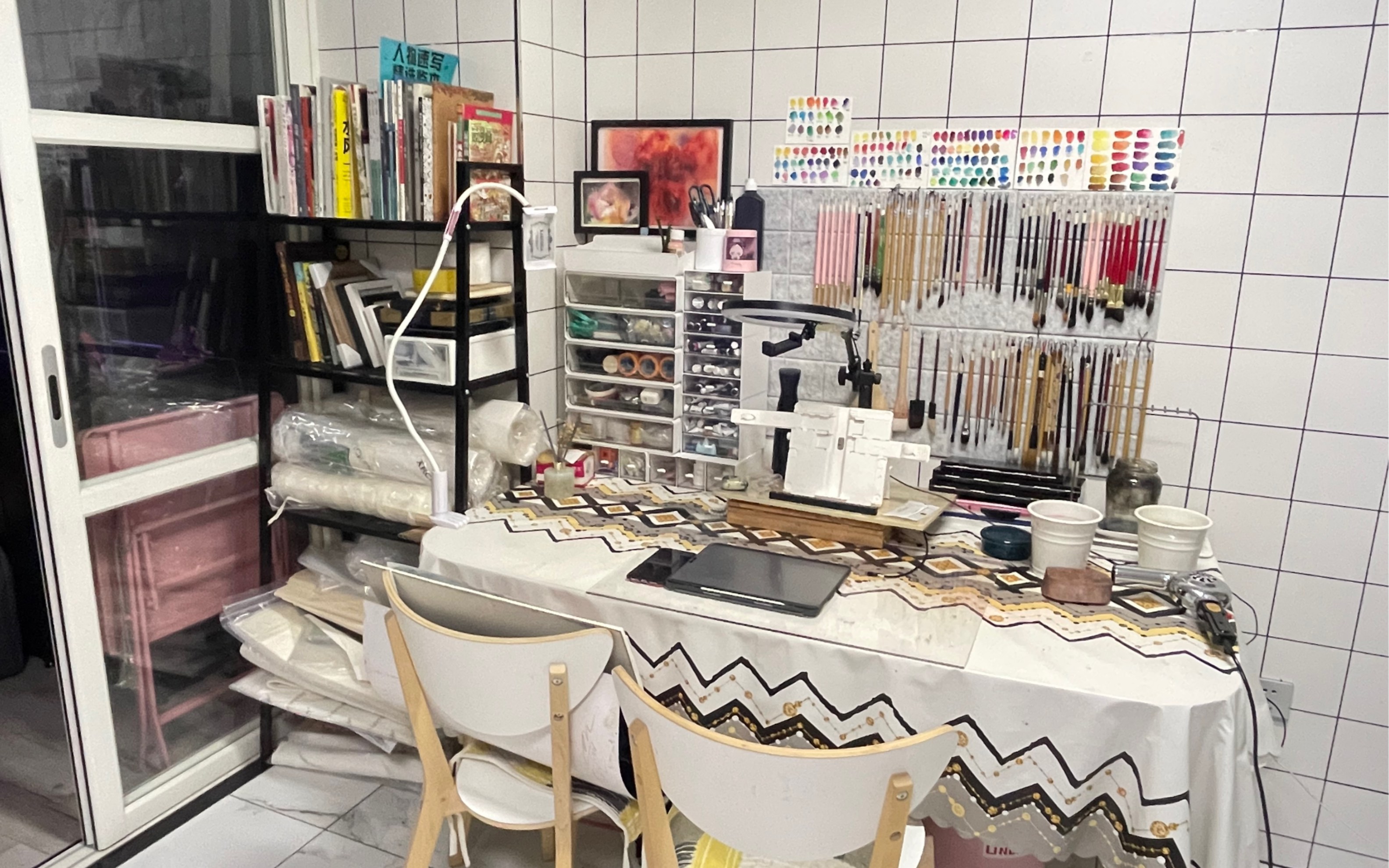 厨房餐桌改造-一角画室