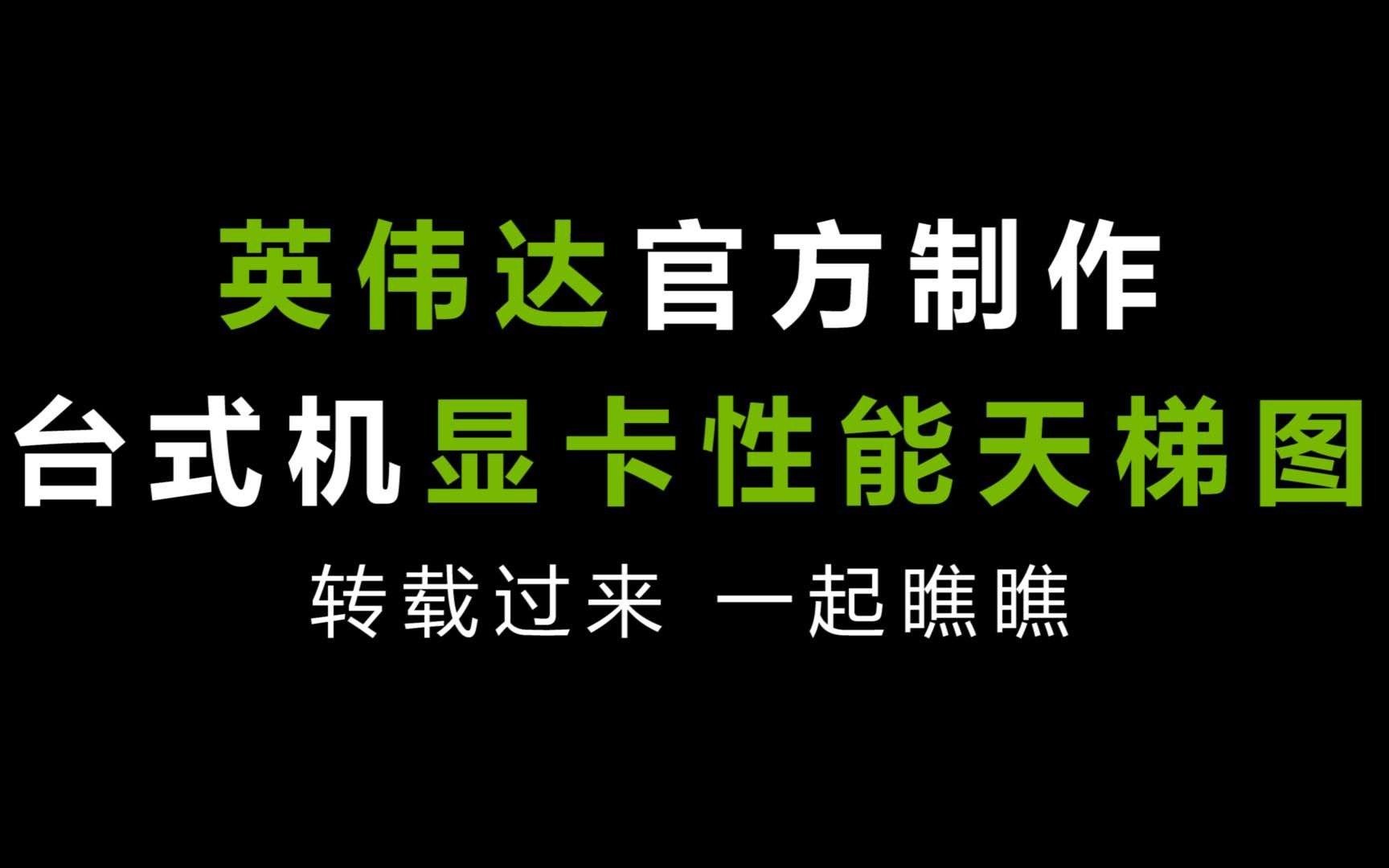 最新显卡天梯图?英伟达官方制作的最新GeForce 台式显卡游戏性能...