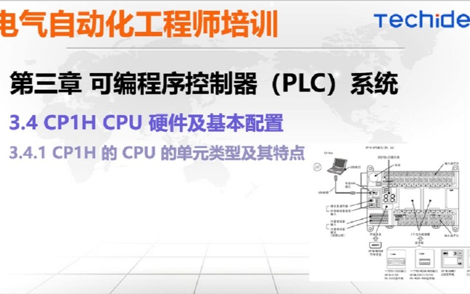 工业控制培训——欧姆龙PLC-3.4.1CP1H的CPJ的单元类型及其特点