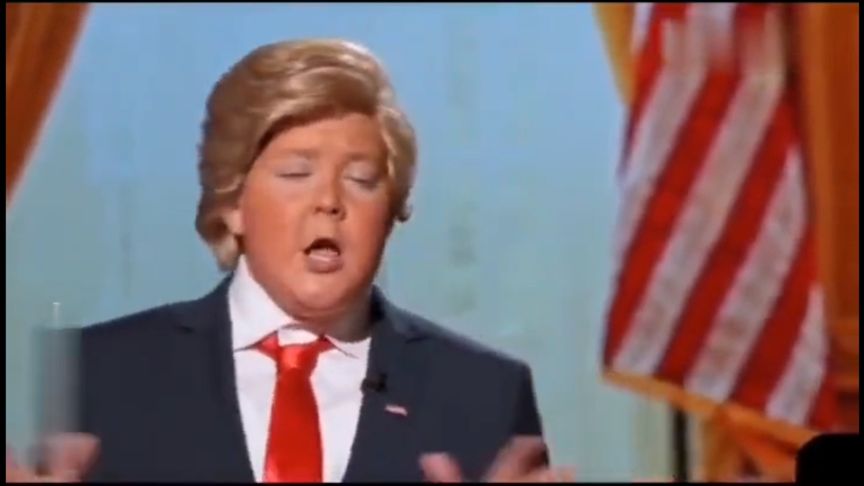 特朗普被模仿。简直太像了