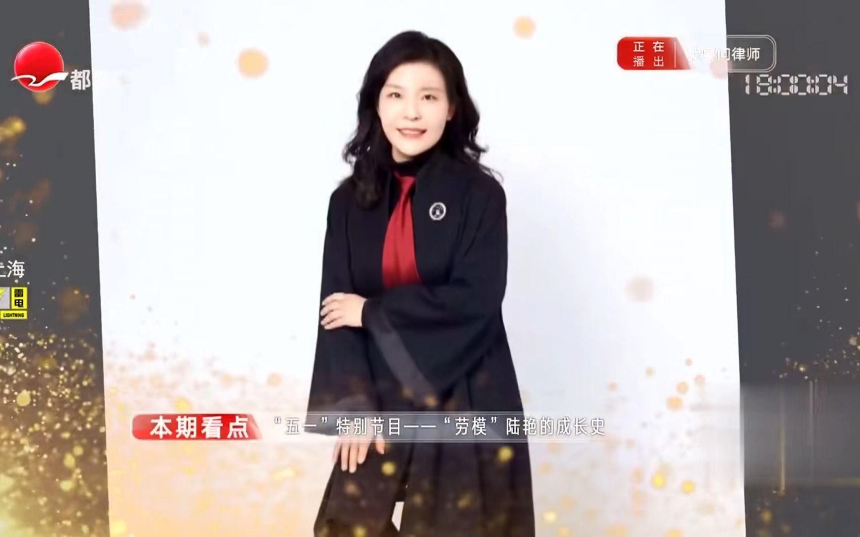 新老娘舅·我要问律师 第4351期 “五一”特别节目 “劳模”陆艳的...