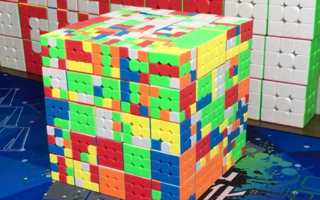 新买的十五阶魔方