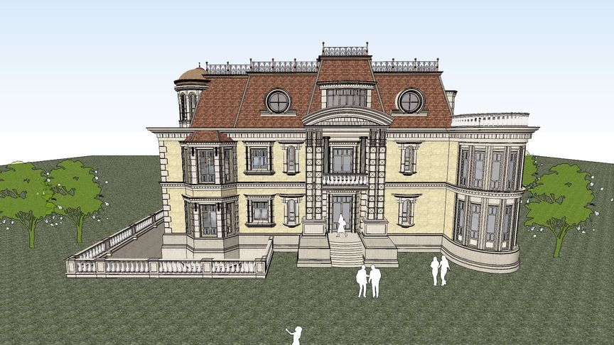 沉稳大气的欧式古典主义别墅设计,华丽非常!