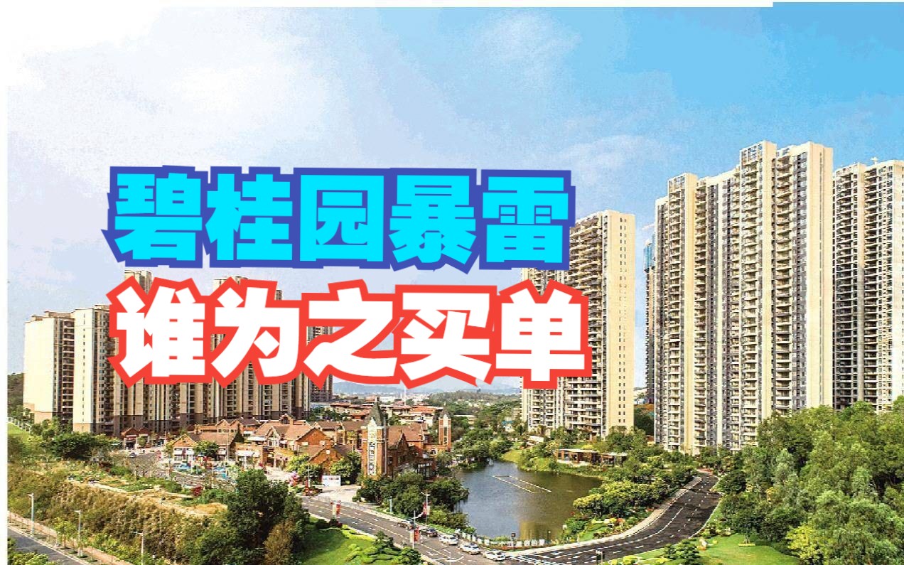 ...1.43万亿,半年亏损约550亿,碧桂园的钱去哪里了?会成为下一个恒大吗?