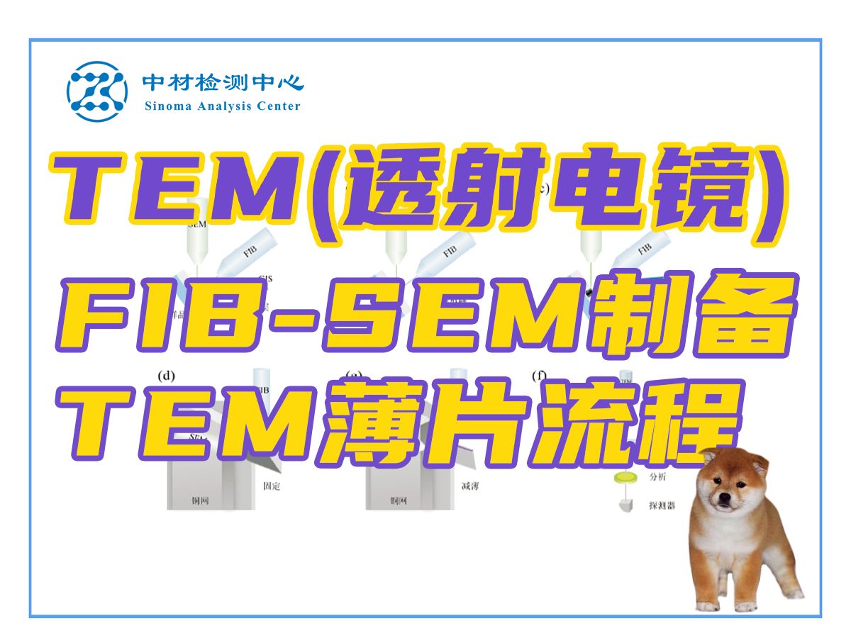 TEM测试(透射电镜)基础知识——FIB-SEM制备TEM薄片流程