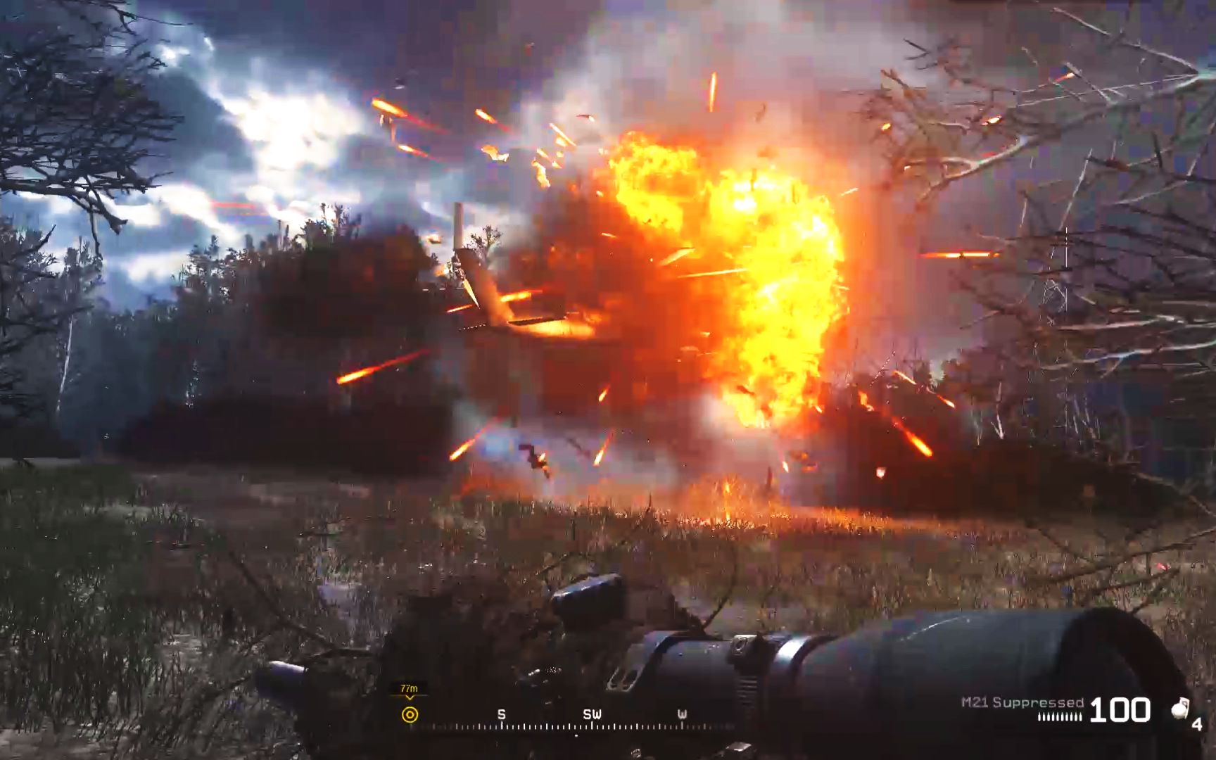 《使命召唤4重制版》双狙往事 (敌全灭)