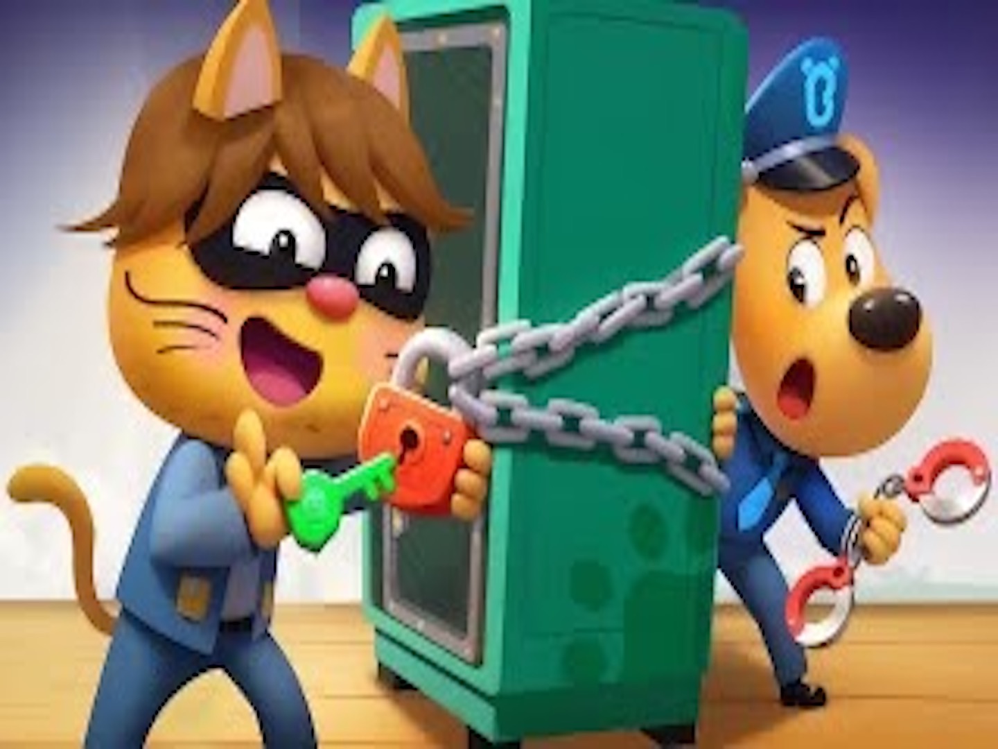 偷钥匙的猫 |安全提示|儿童动画片|拉布拉多警长新剧集