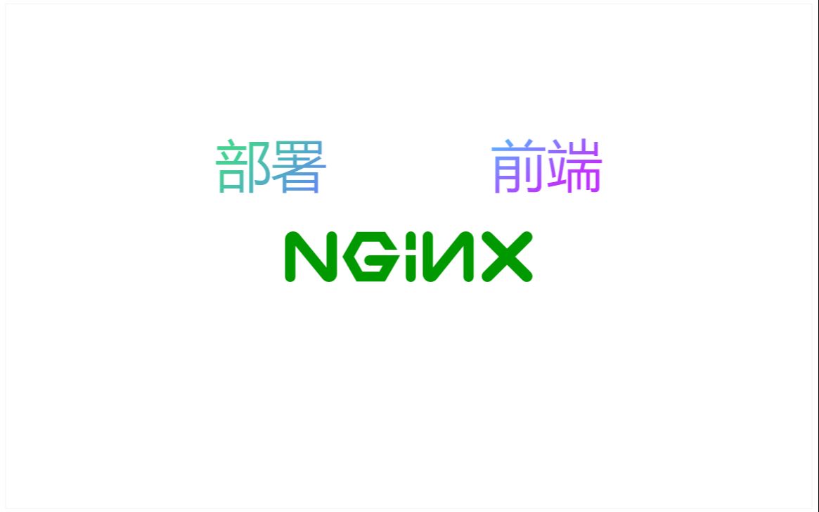 nginx 部署前端项目