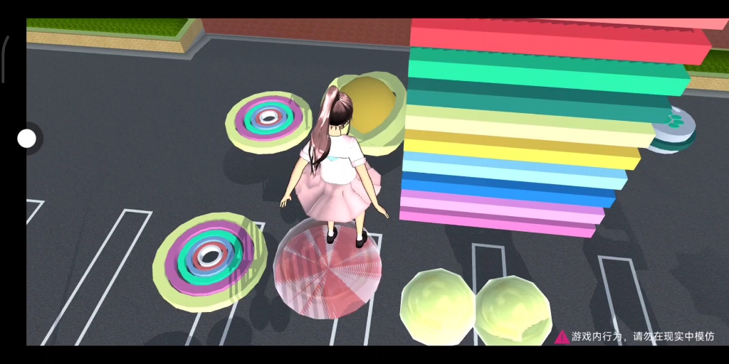 樱花校园模拟器:彩色混乱创意超难跑酷_哔哩哔哩bilibili_樱花校园模拟器