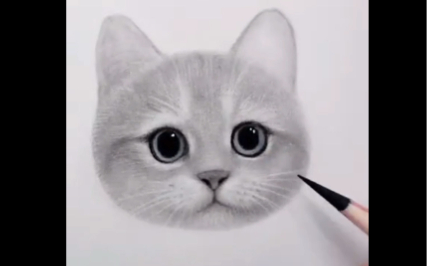 非常简单猫咪画法!一看就会!学不会你打我…
