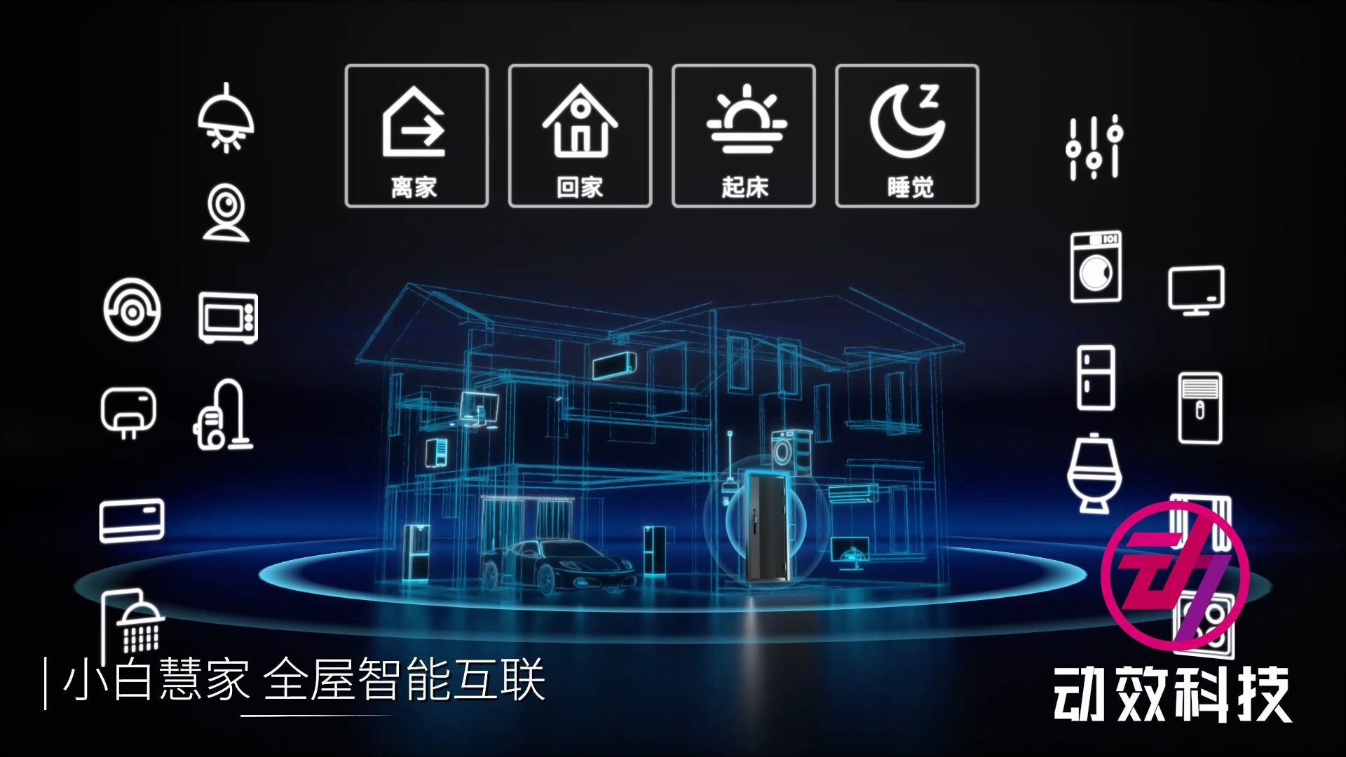 【动效三维动画】创米小白智能门TVC