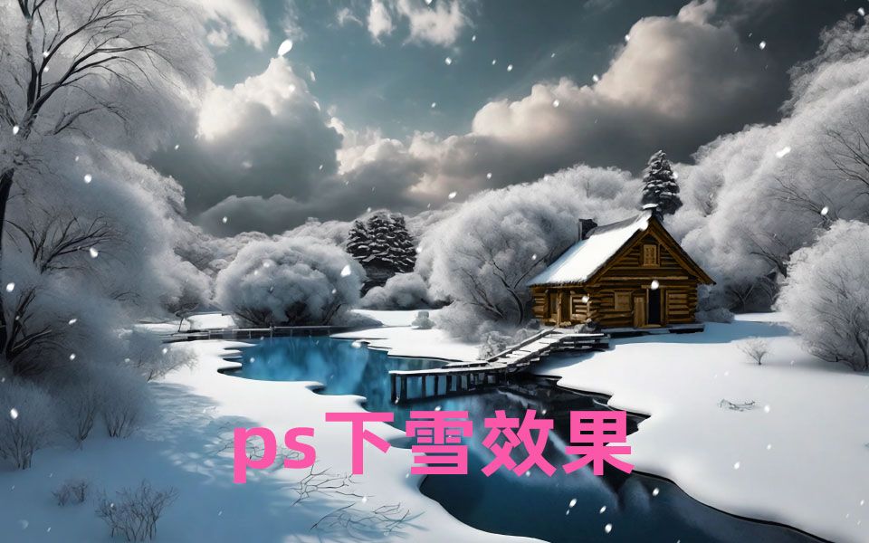ps 下雪效果 ps教程 photoshop