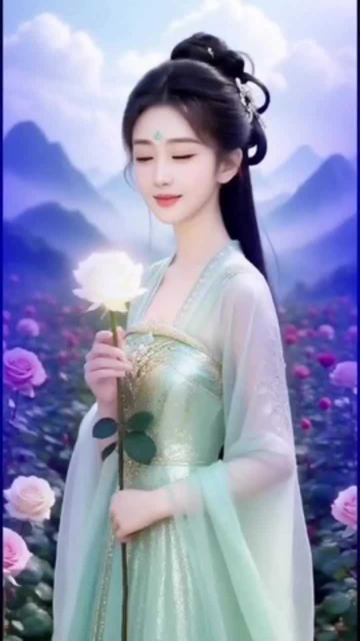 #古风美女 #汉服穿搭 #气质旗袍 #漂亮的夜景 #中国风汉服